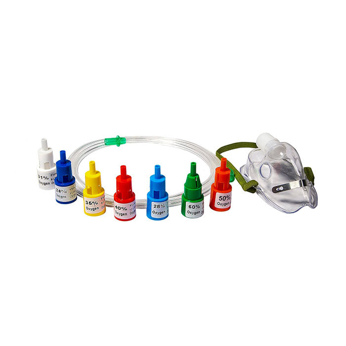 Buy CRUZINE Venturi Mask – Color-Coded Oxygen Therapy Mask – Cruzine ...